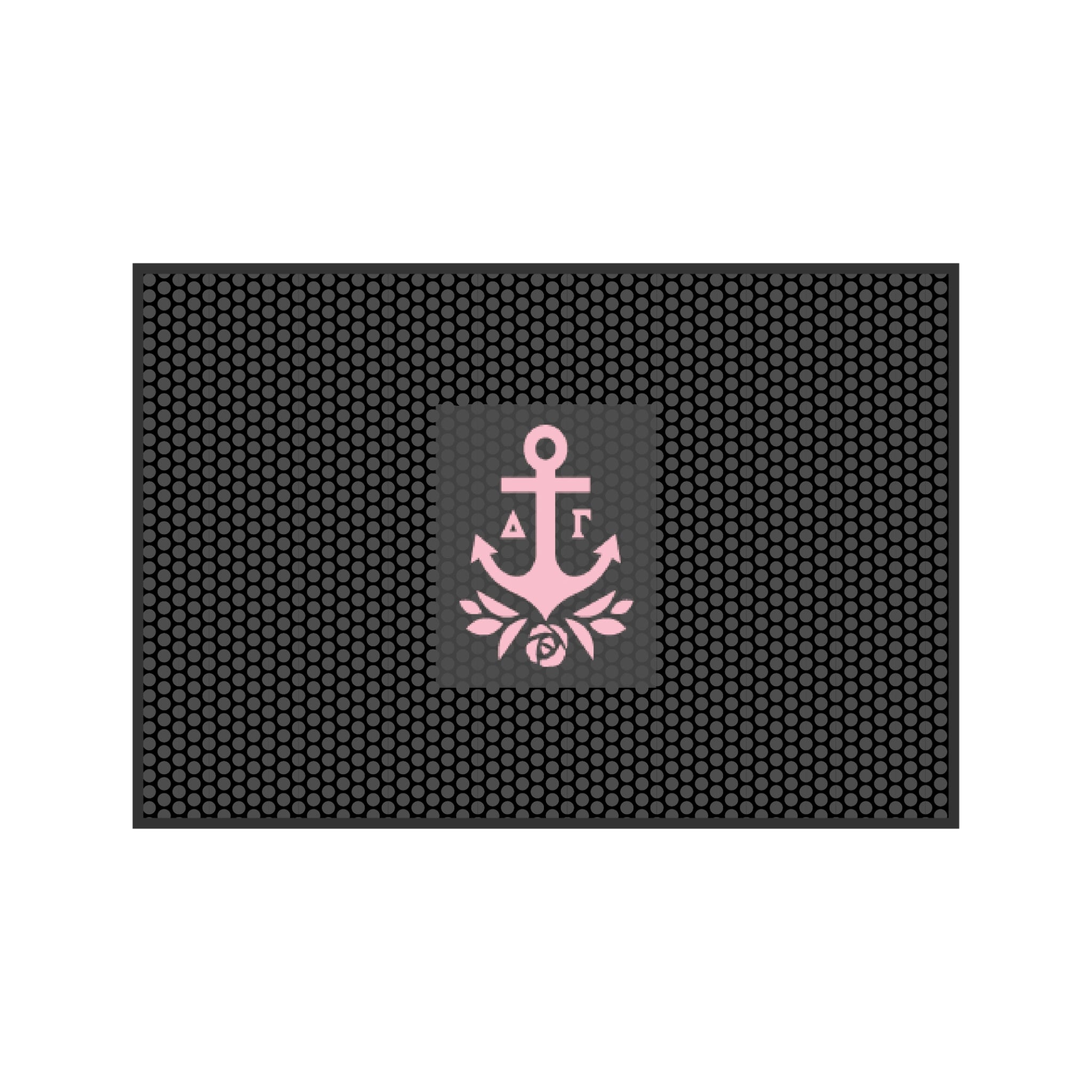 Delta Gamma Scraper Mat- Anchor – Greek-Rugs.com