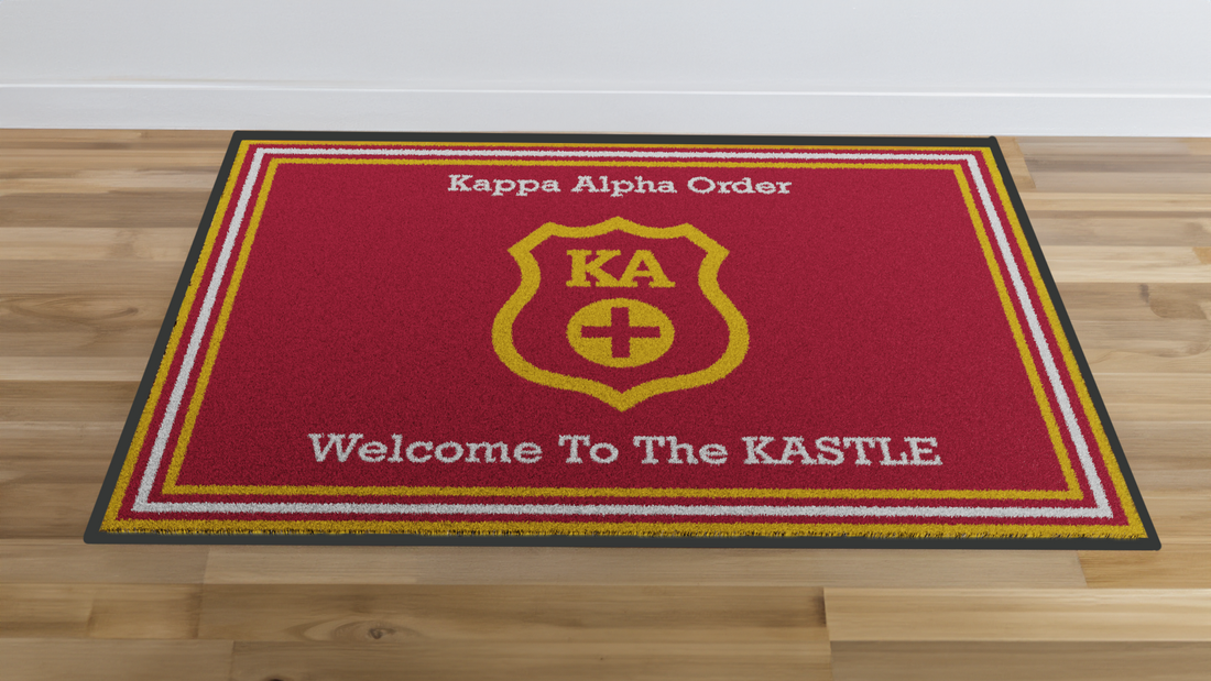 Kappa Alpha Order "KASTLE" Mat (4' x 6') – Greek-Rugs.com