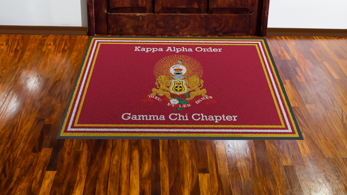 Kappa Alpha Order Mat- Gamma Chi – Greek-Rugs.com