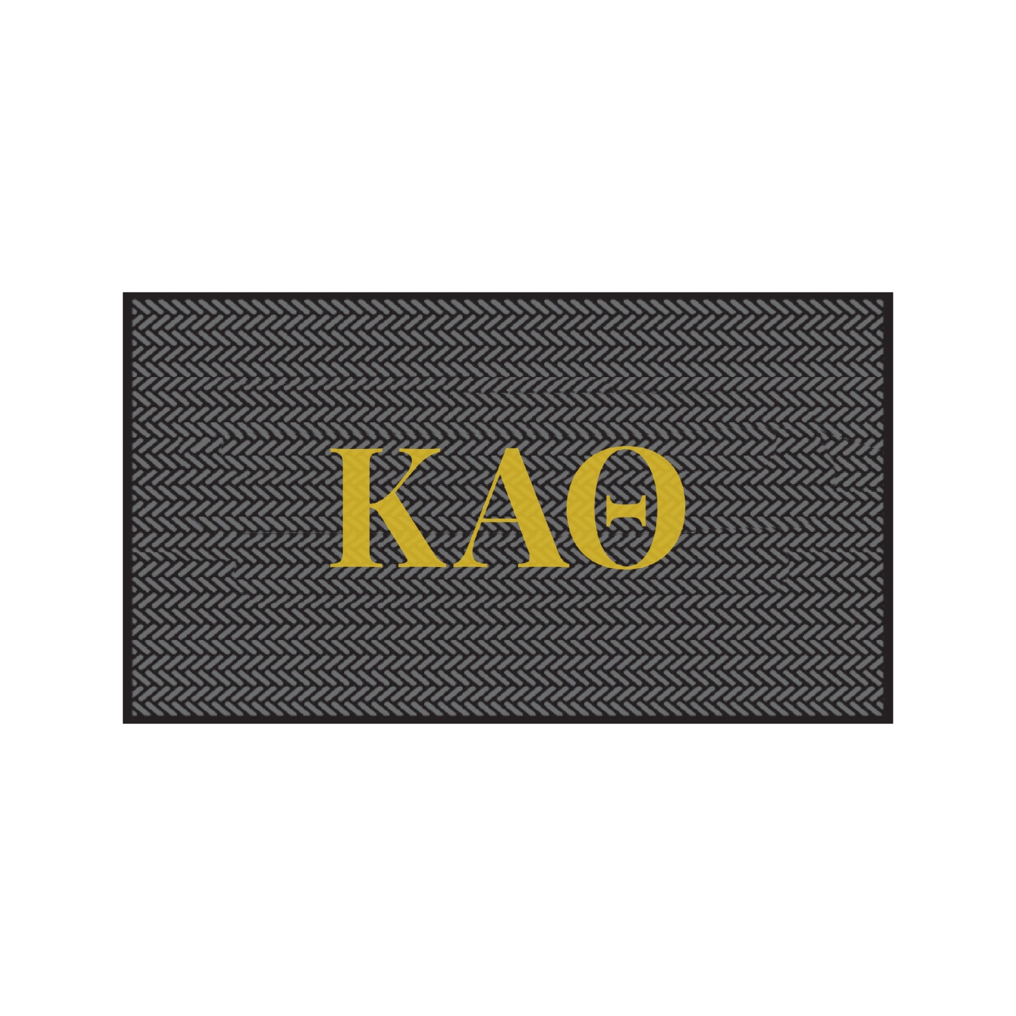 Kappa Alpha Theta Scraper Mat- Letters – Greek-Rugs.com