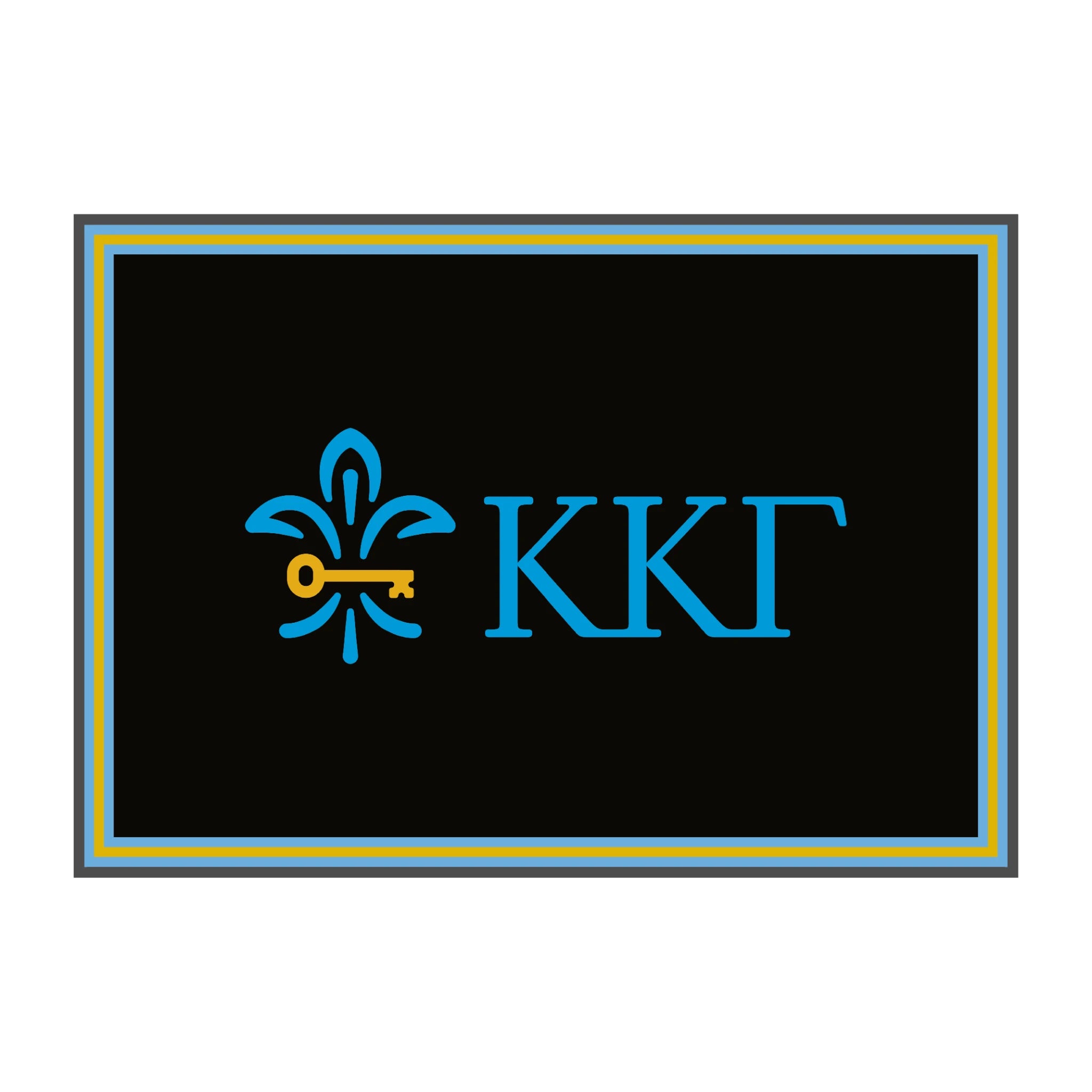 Kappa Kappa Gamma Mat- Spirit – Greek-Rugs.com