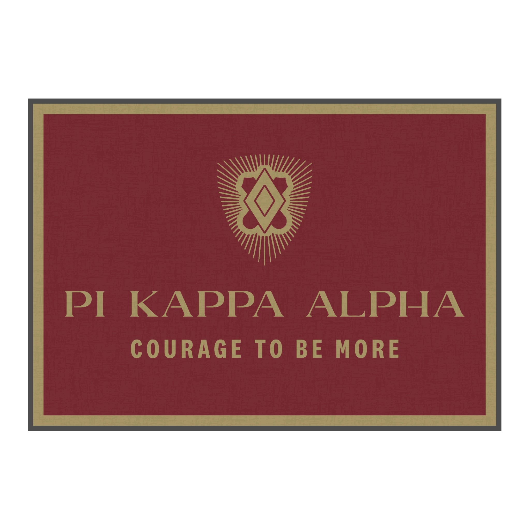 Pi Kappa Alpha Mat- Spirit – Greek-Rugs.com