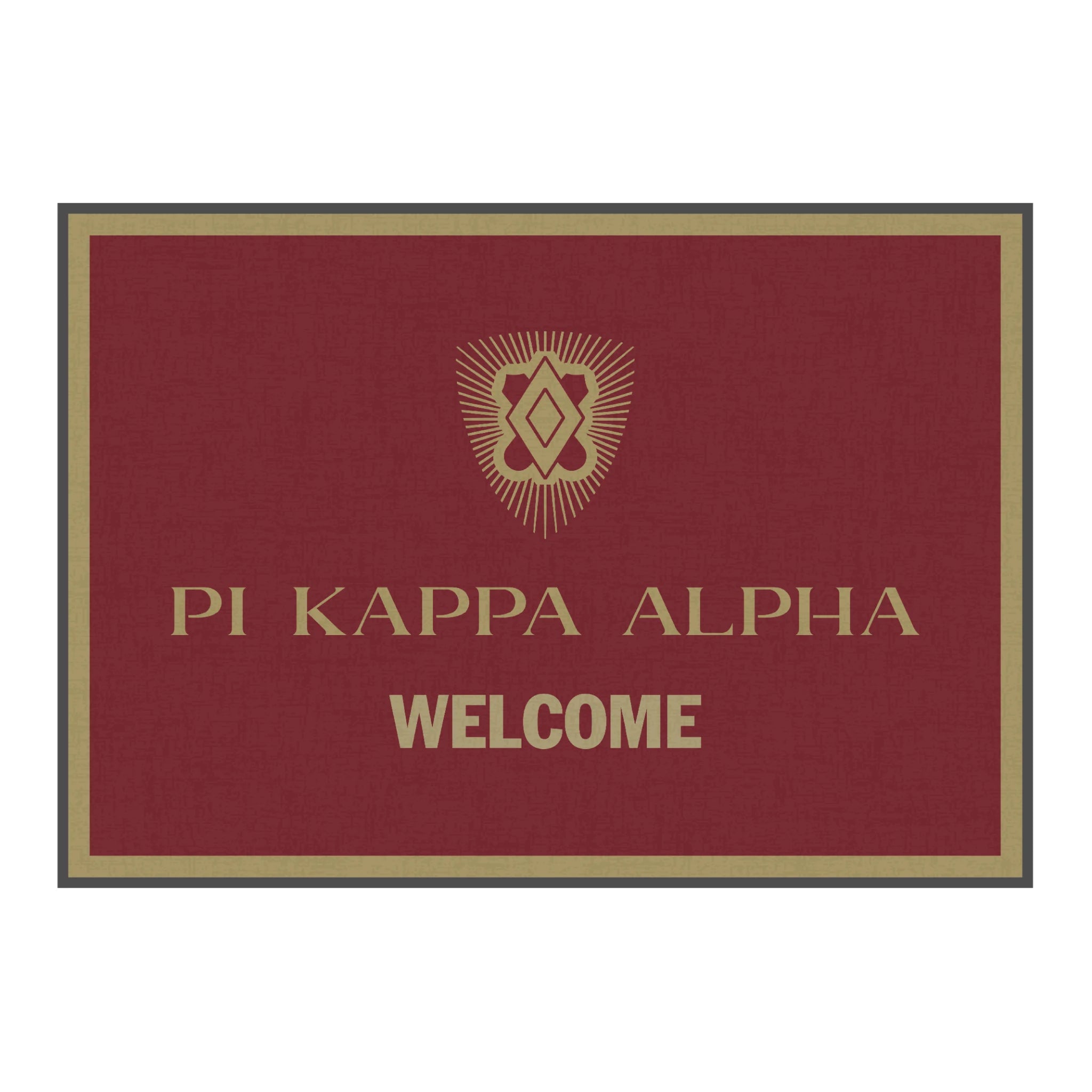 Pi Kappa Alpha Mat- Welcome – Greek-Rugs.com