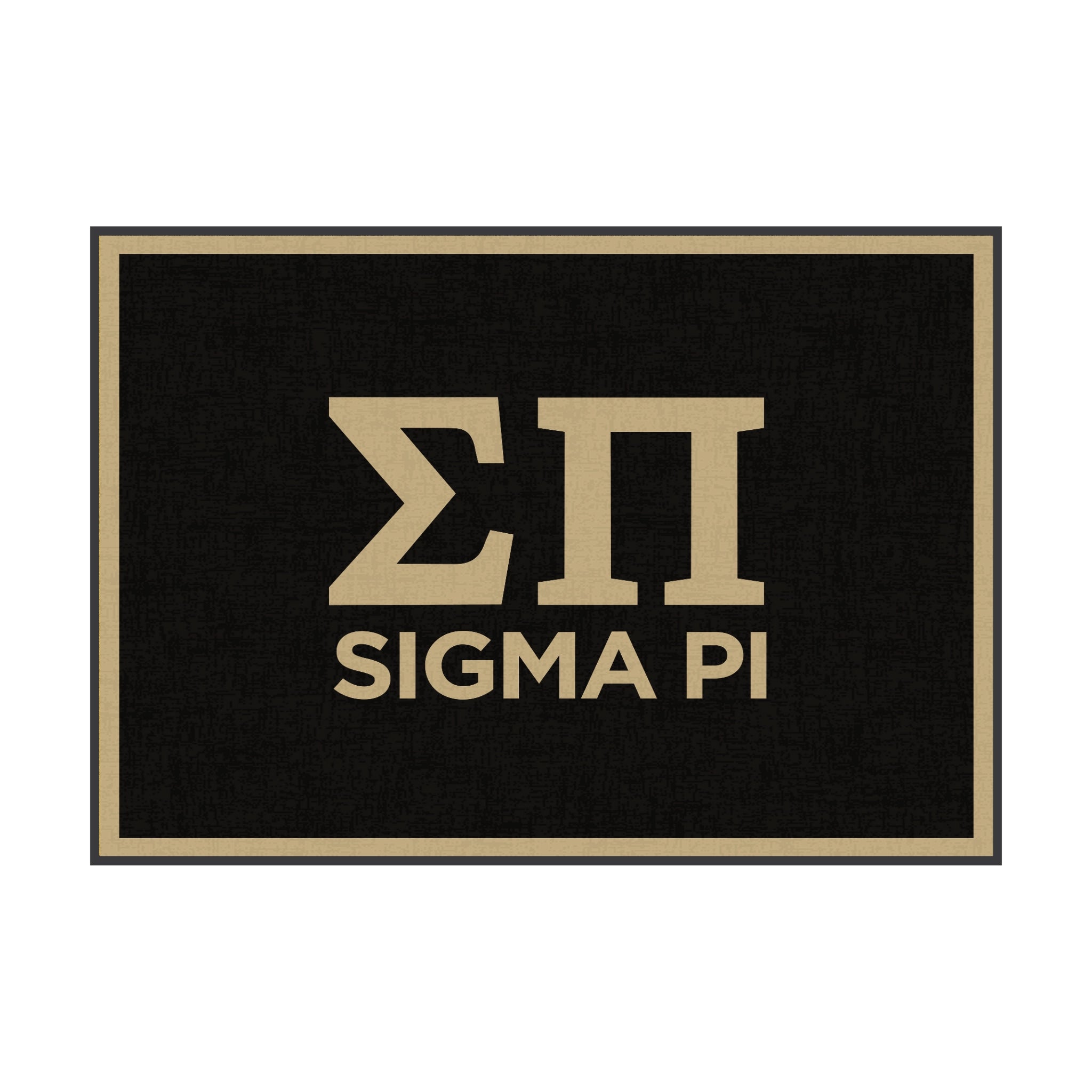 Sigma Pi Mat- Letters & Name – Greek-Rugs.com